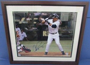 alex rodriguez new york yankees signed/framed 16x20 photo psa/dna f77736 - autographed mlb photos