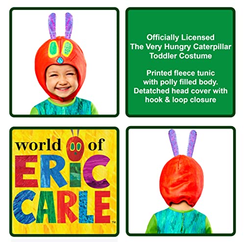 Rubie's Baby/Toddler World of Eric Carle Very Hungry Caterpillar Costume, As Shown, 2T