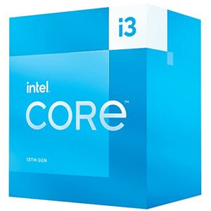 intel core i3-13100 desktop processor 4 cores (4 p-cores + 0 e-cores) 12mb cache, up to 4.5 ghz