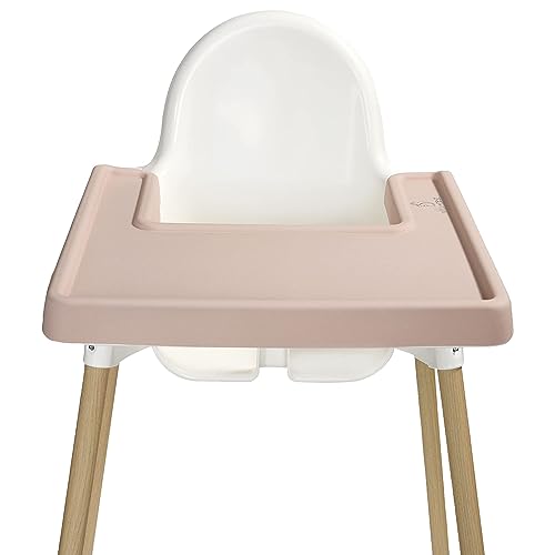 Nibble and Rest Highchair Grippy Coverall Placemat, Compatible with IKEA Antilop, Wipeable, Silicone Placemat for Highchair Tray