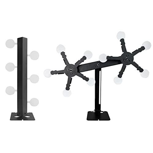 Atflbox Resetting and Rotate The Metal Shooting Target for Airsoft BB Guns, Dueling Tree and Double Star