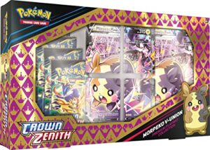 pokemon tcg: crown zenith premium playmat collection morpeko v-union box