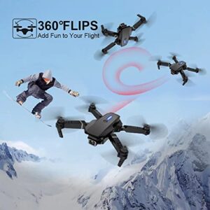 Newest Drone with 1080P Camera-2K UAV:2 Batteries,One Key Take Off/Land,Altitude Hold,Automatic Avoidance Obstacles,360° Flip-Carrying Case