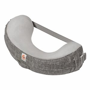 ergobaby natural curve nursing pillow with strap, grey