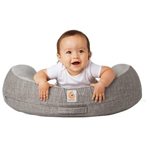 Ergobaby Natural Curve Nursing Pillow with Strap, Grey