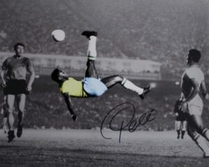 ikonic fotohaus pele brazil soccer legend signed photo autograph print wall art home decor