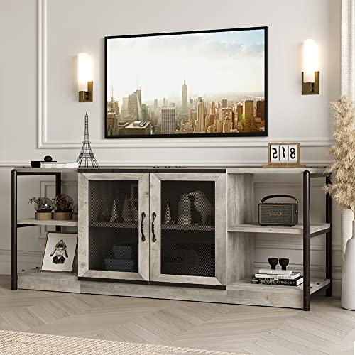 Amyove TV Stand, Grey