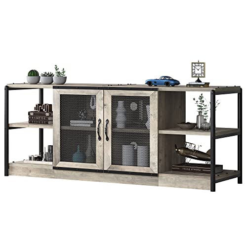 Amyove TV Stand, Grey