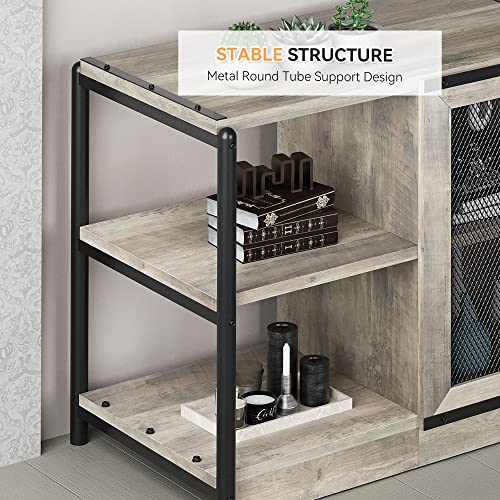 Amyove TV Stand, Grey