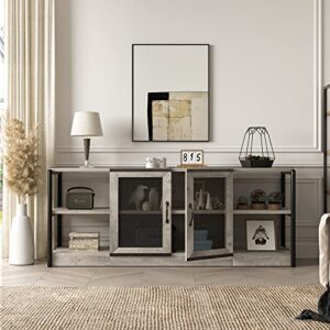 Amyove TV Stand, Grey