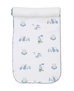 kissy kissy baby-boys infant hole in one print burp pad-multicolored-one size