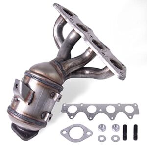 aumzong 674-891 front manifold catalytic converter compatible with 2011-2017 hyundai accent veloster kia rio 1.6l