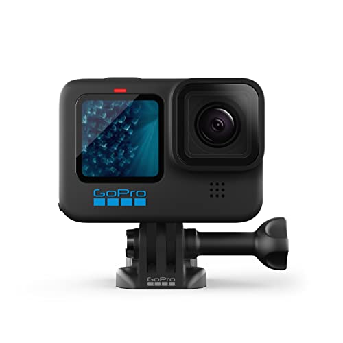 GoPro HERO11 Black - Waterproof Action Camera with 5.3K60 Ultra HD Video, 27MP Photos, 1/1.9" Image Sensor, Live Streaming, Webcam, Stabilization (Renewed)