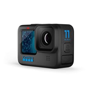 GoPro HERO11 Black - Waterproof Action Camera with 5.3K60 Ultra HD Video, 27MP Photos, 1/1.9" Image Sensor, Live Streaming, Webcam, Stabilization (Renewed)