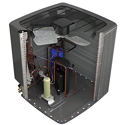 Goodman 4 Ton 14.5 SEER2 Single Stage Split System Heat Pump GSZH504810 and 120,000 BTU 96% AFUE Variable-Speed Gas Furnace GCVC961205DN Downflow System with CAPT4961D4