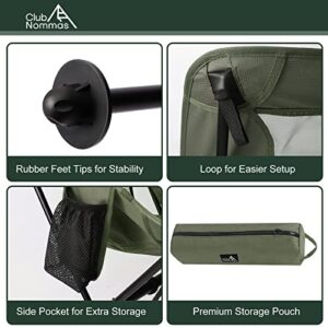 Club Nommas Camping Chairs - Ultra Portable, Lightweight, Compact and Collapsible with Certified Cordura Fabric