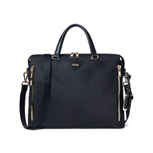 TUMI Voyageur Kendallville Brief - Briefcase Bag for Women & Men - Laptop Carrying Bag - Black & Gold Hardware