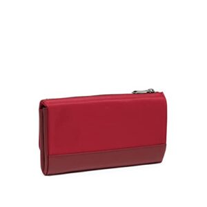 TUMI Voyageur Travel Wallet - Premium Women's Travel Wallet - Stain & Water Resistant - Desert Red