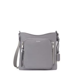 tumi voyageur tyler crossbody - men's & women's crossbody bag for everyday use - bags for travel - fog