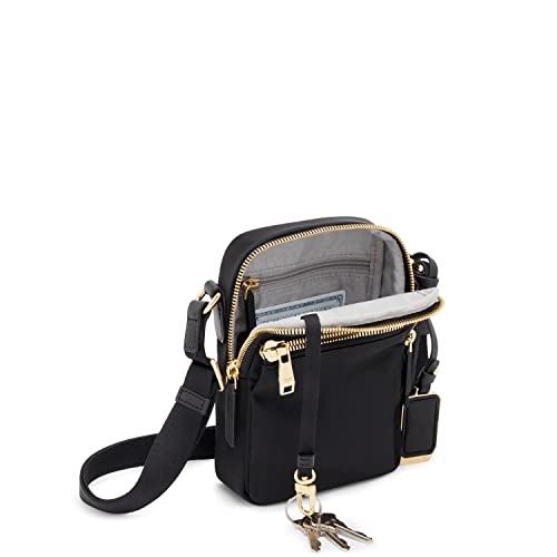 TUMI Voyageur Persia Crossbody - Men's & Women's Crossbody Bag - Crossbody Purse for Everyday Use - Black & Gold