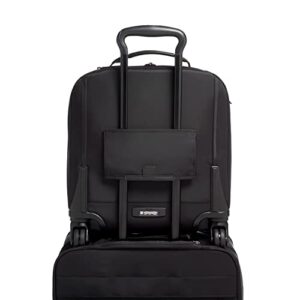 TUMI Voyageur Oxford Compact Carry On Suitcase - Luggage for Women & Men with Wheels - Black & With Gunmetal Hardware