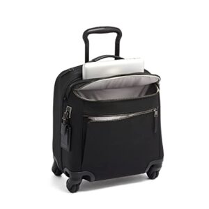 TUMI Voyageur Oxford Compact Carry On Suitcase - Luggage for Women & Men with Wheels - Black & With Gunmetal Hardware