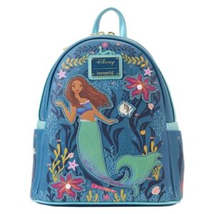 loungefly disney little mermaid ariel live action double strap shoulder bag