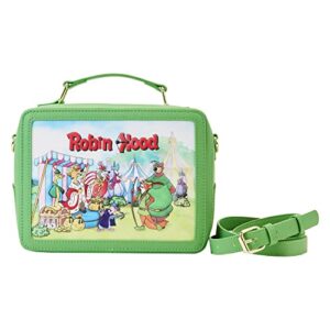 loungefly disney robin hood lunchbox crossbody bag