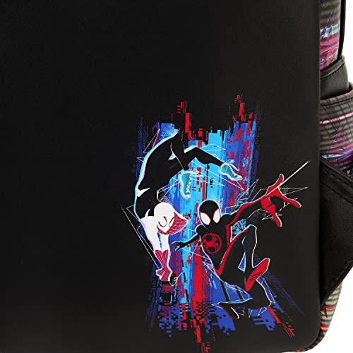 Loungefly Marvel Across the Spider-Verse Lenticular Double Strap Shoulder Bag