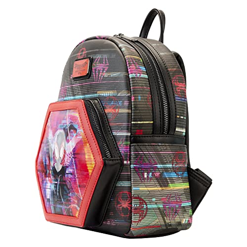 Loungefly Marvel Across the Spider-Verse Lenticular Double Strap Shoulder Bag