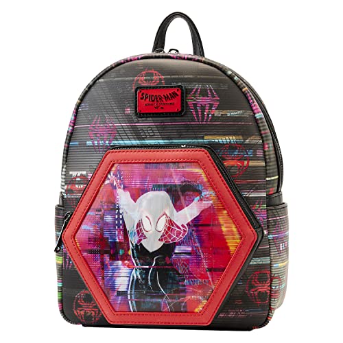 Loungefly Marvel Across the Spider-Verse Lenticular Double Strap Shoulder Bag