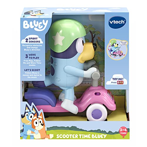 VTech Bluey Scooter Time Bluey