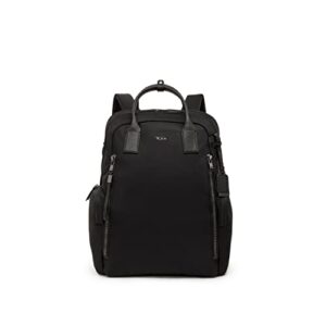 tumi voyageur atlanta backpack - men's & women's travel & work backpack - black - gunmetal hardware - 18.0" x 13.0" x 5.5"