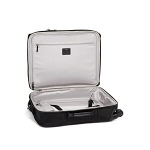 TUMI Voyageur Leger International Carry-On - Luggage for Women & Men with Wheels - Black & Gunmetal Hardware