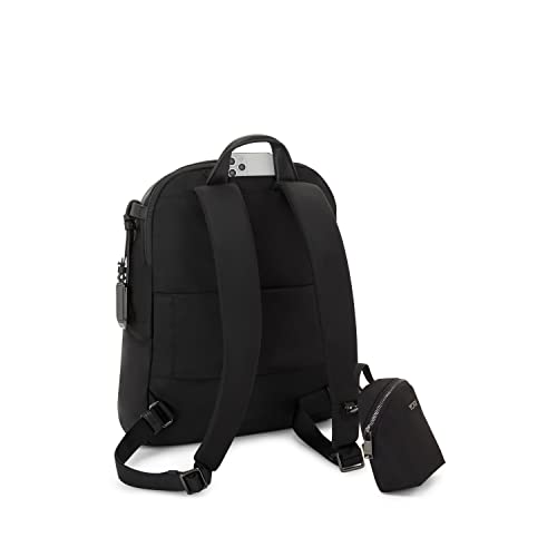 TUMI Voyageur Halsey Backpack - Men's & Women's Backpack for Travel - Laptop Backpack for Everyday Use - Black & Gunmetal