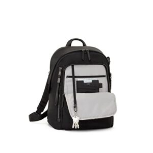 TUMI Voyageur Halsey Backpack - Men's & Women's Backpack for Travel - Laptop Backpack for Everyday Use - Black & Gunmetal