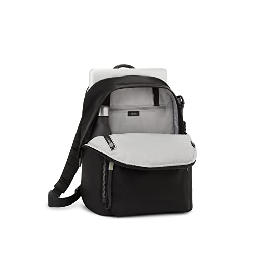 TUMI Voyageur Halsey Backpack - Men's & Women's Backpack for Travel - Laptop Backpack for Everyday Use - Black & Gunmetal