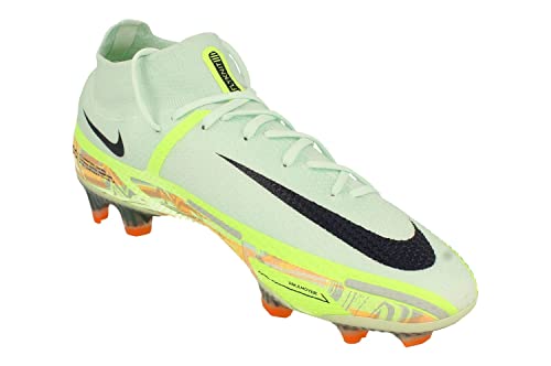 Nike Phantom GT2 Elite DF FG Mens Football Boots CZ9889 Soccer Cleats (UK 12 US 13 EU 47.5, Barely Green Blackened Blue 343)