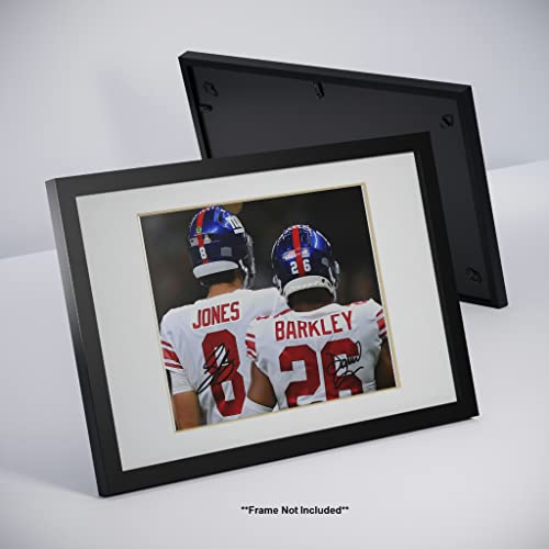 Ikonic Fotohaus Daniel Jones Saquon Barkley Signed Photo Autograph Print Wall Art Home Decor