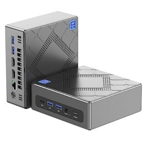 Mini PC,Intel i5-11320H(Up to 4.5 GHz), Mini Desktop Computer Windows 11 Pro,4C/8T,16GB DDR, 512GB M.2 SATA SSD (Up to 2TB), 4K UHD,Triple Display Output, WiFi 2.4G+5G,BT4.20