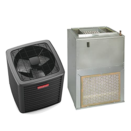 Goodman 3 Ton 14.3 SEER2 Front Return Heat Pump System (8Kw Heat) - Free Thermostat Included - GSZH503610-AWST36LU1408