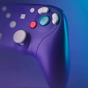 Retro Fighters BattlerGC Wireless Controller - Gamecube, Game Boy Player, Switch & PC Compatible (Blue/Purple)