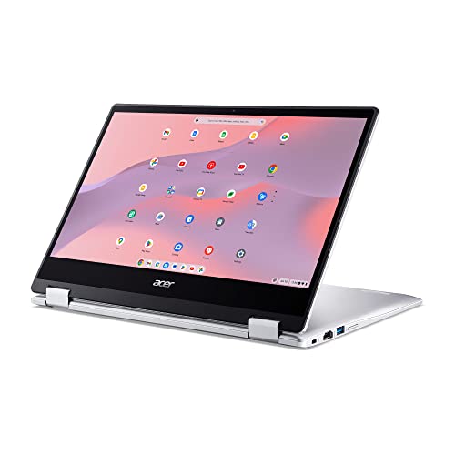 Acer Chromebook Spin 314 Convertible Laptop | Intel Pentium Silver N6000 | 14" HD Corning Gorilla Glass Touch Display | 8GB LPDDR4X | 128GB eMMC | Intel Wi-Fi 6 AX201 | Chrome OS | CP314-1H-P1Q5