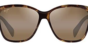 Maui Jim Women's Liquid Sunshine Polarized Fashion Sunglasses, Tokyo Tortoise/HCL® Bronze, Medium