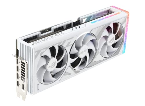 ASUS ROG Strix GeForce RTX™ 4080 White OC Edition Gaming Graphics Card (PCIe 4.0, 16GB GDDR6X, HDMI 2.1a, DisplayPort 1.4a)