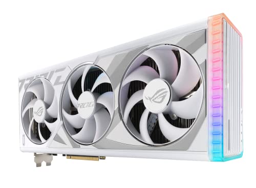 ASUS ROG Strix GeForce RTX™ 4080 White OC Edition Gaming Graphics Card (PCIe 4.0, 16GB GDDR6X, HDMI 2.1a, DisplayPort 1.4a)