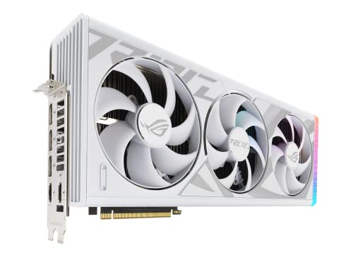 ASUS ROG Strix GeForce RTX™ 4080 White OC Edition Gaming Graphics Card (PCIe 4.0, 16GB GDDR6X, HDMI 2.1a, DisplayPort 1.4a)