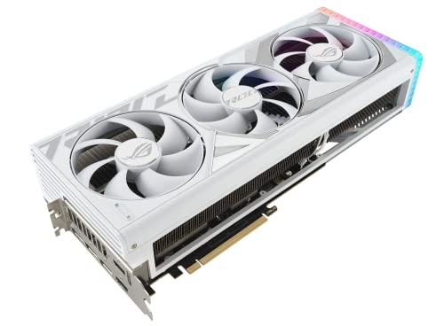 ASUS ROG Strix GeForce RTX™ 4080 White OC Edition Gaming Graphics Card (PCIe 4.0, 16GB GDDR6X, HDMI 2.1a, DisplayPort 1.4a)