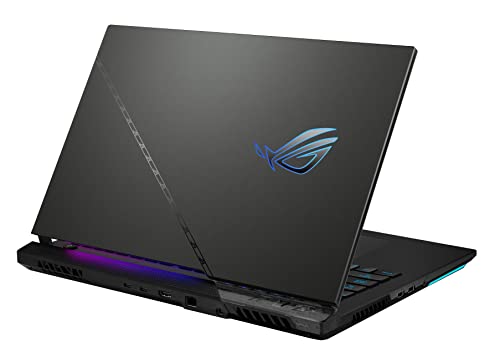 ASUS ROG Strix Scar 17 (2023) Gaming Laptop, 17.3” QHD 240Hz/3ms, 100% DCI-P3 Display, GeForce RTX 4080, AMD Ryzen 9 7945HX, 32GB DDR5, 1TB PCIe SSD, Wi-Fi 6E, Windows 11 Pro, G733PZ-XS96,Off Black