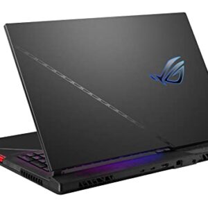 ASUS ROG Strix Scar 17 (2023) Gaming Laptop, 17.3” QHD 240Hz/3ms, 100% DCI-P3 Display, GeForce RTX 4080, AMD Ryzen 9 7945HX, 32GB DDR5, 1TB PCIe SSD, Wi-Fi 6E, Windows 11 Pro, G733PZ-XS96,Off Black